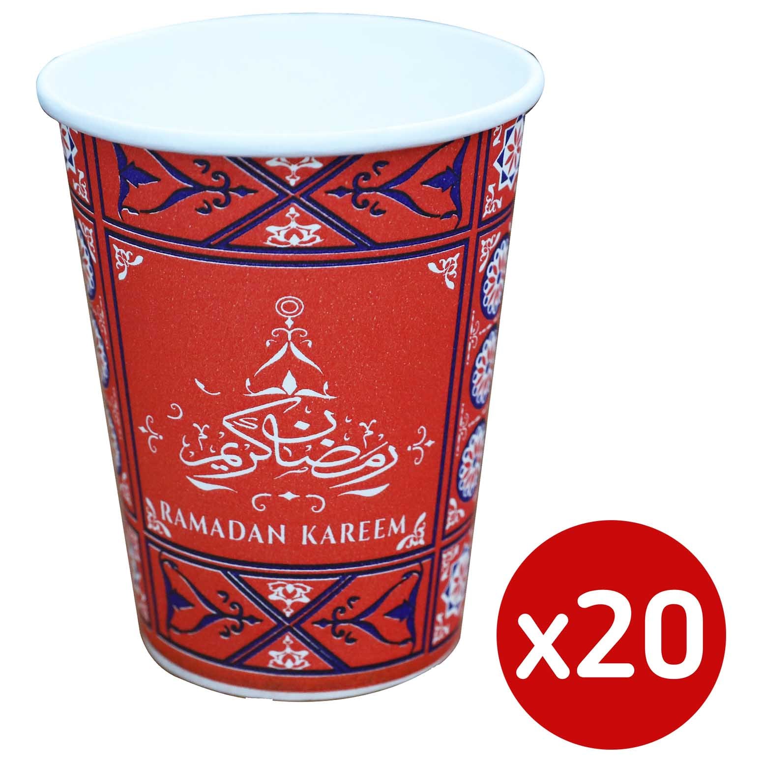 Buy F1 Disposable Ramadan Tea Cup - 20 Pieces Online | Carrefour Egypt