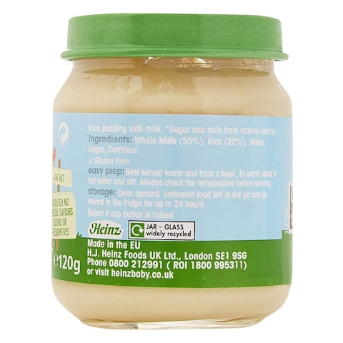 Buy Heinz Rice Pudding Baby Food 120G Online | Carrefour Kenya