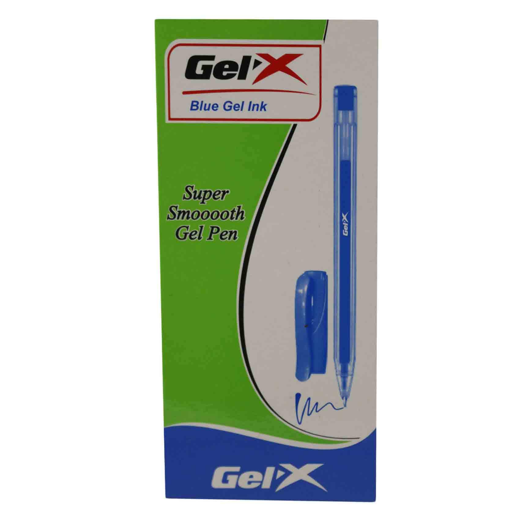 Buy Gel-X KG106C Super Smooth Gel Pen Blue 12 Pieces Online | Carrefour ...