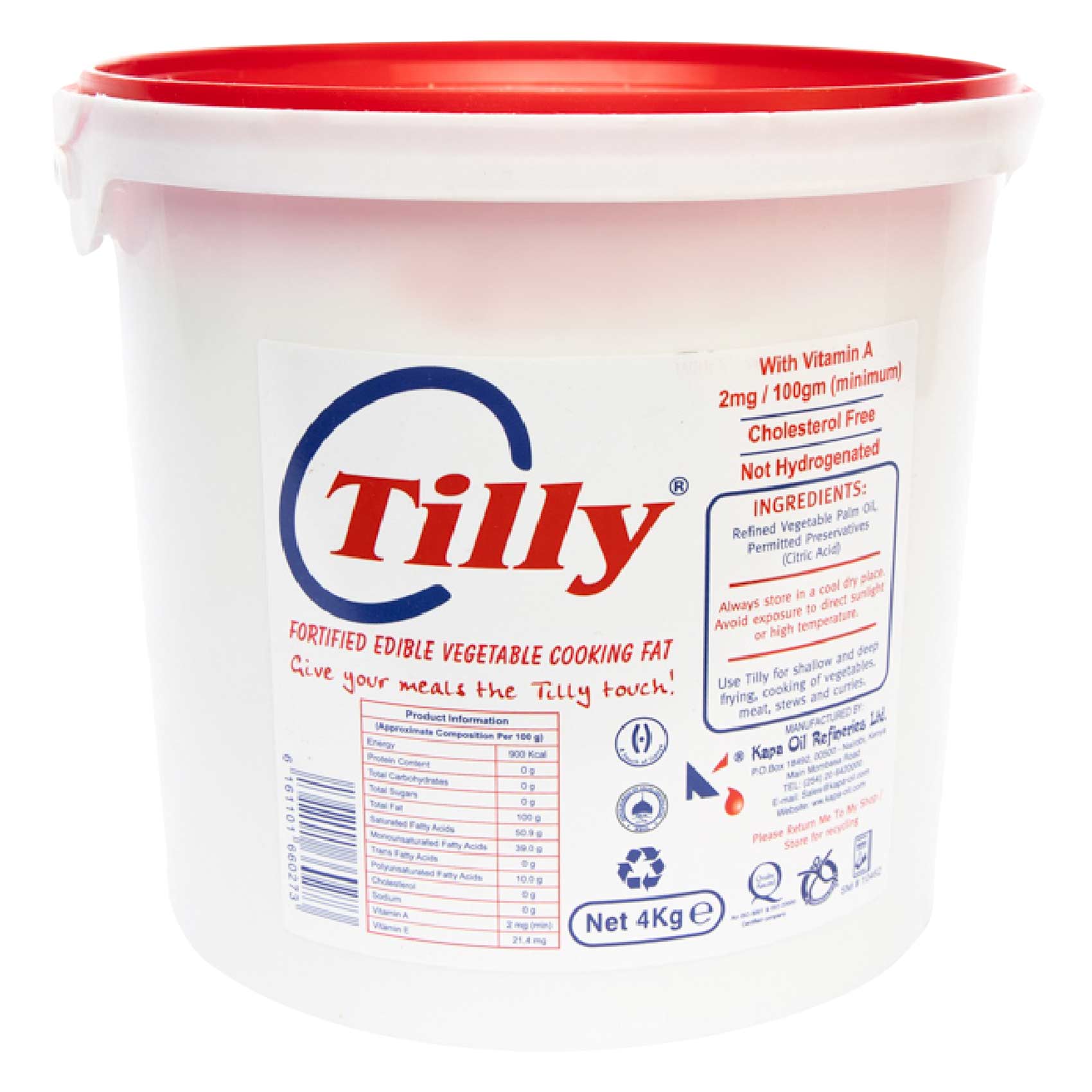 Buy Tilly Cooking Fat 4Kg Online | Carrefour Kenya