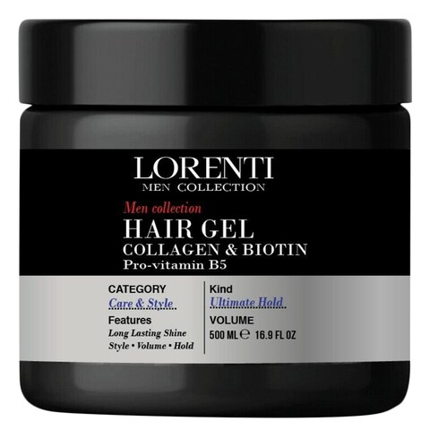 Buy Lorenti Collagen And Biotin Ultimate Hold Hair Gel 500ml Online ...