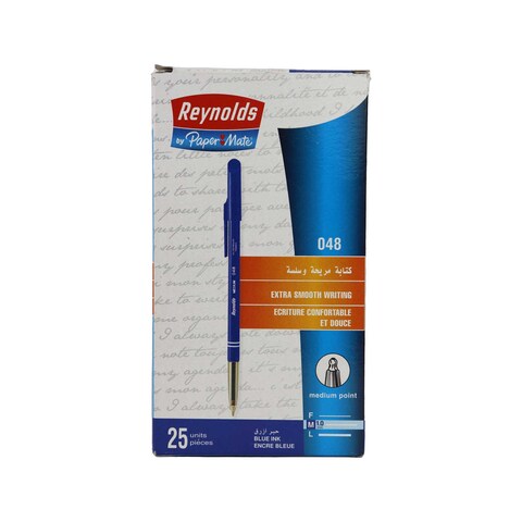 Buy Reynolds 048 Pen - Assorted Colors - 25 Pens Online | Carrefour Egypt