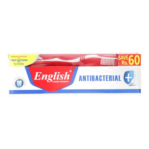 Buy English Fluoride Tooth Paste Anti Bacterial 135 gr Online ...