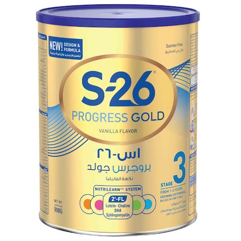 S-26 Progress Gold Milk Powder Vanilla Flavor Stage 3 From 1 To 3 Years ...