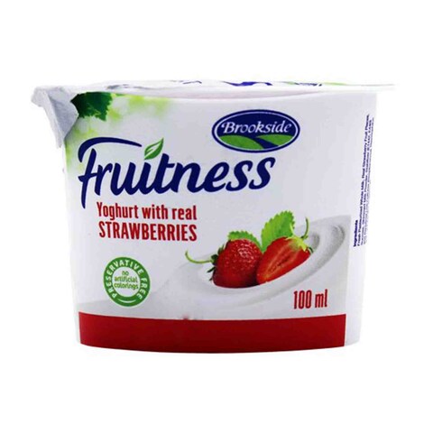 Buy Brookside Fruitness Strawberry Yoghurt 100ml Online | Carrefour Kenya
