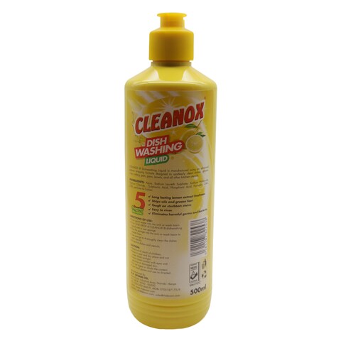 Buy Cleanox Advanced Grease Striping Formula Lemon Zest Dishwashing ...