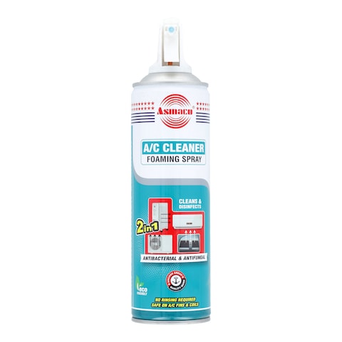 Buy Asmaco AC Cleaner Foaming Spray 2in1 Antibacterial & Antifungal ...