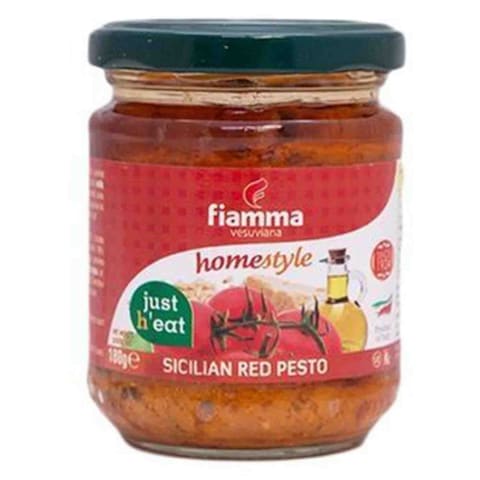 Buy Fiamma Sicilian Red Pesto Sauce 180g Online | Carrefour Kenya