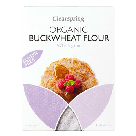 Buy Clearspring Organic Buck Whole Grain Wheat Flour 375g Online ...