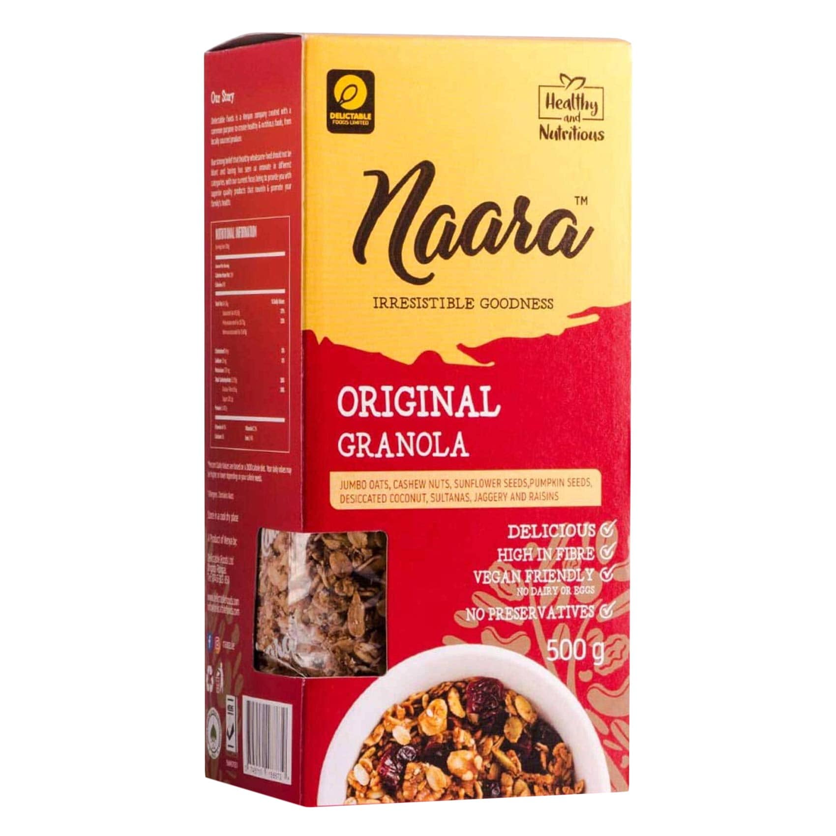 Buy Naara Original Granola 500g Online | Carrefour Kenya