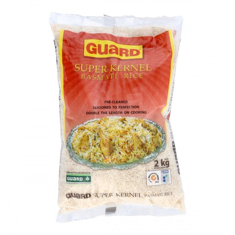 Buy Guard Super Kernel Rice 2 kg Online | Carrefour Pakistan