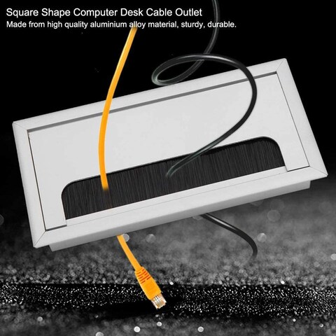 Computer Desk Hole Inserts Desk Cable Grommet Insert 60mm Plastic