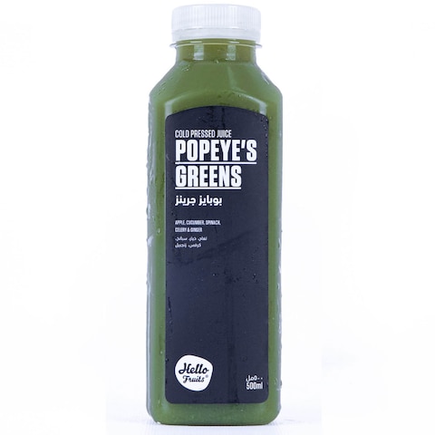 Hello Fruits Popeye Greens Juice 500ml price in UAE | Carrefour UAE ...