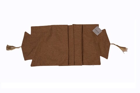 Buy Jute Table Runner Dark Brown Online | Carrefour Pakistan