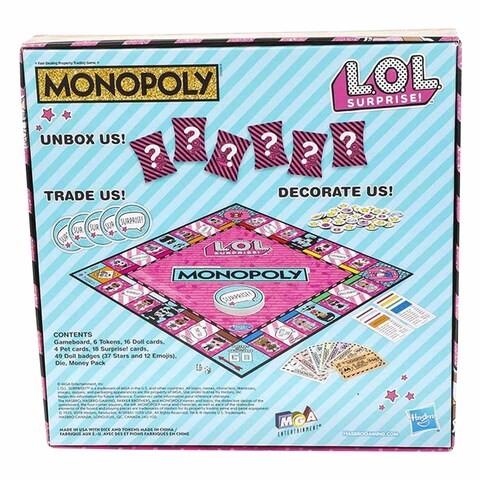 Buy Hasbro Monopoly L.O.L. Surprise Edition Board Game Online ...