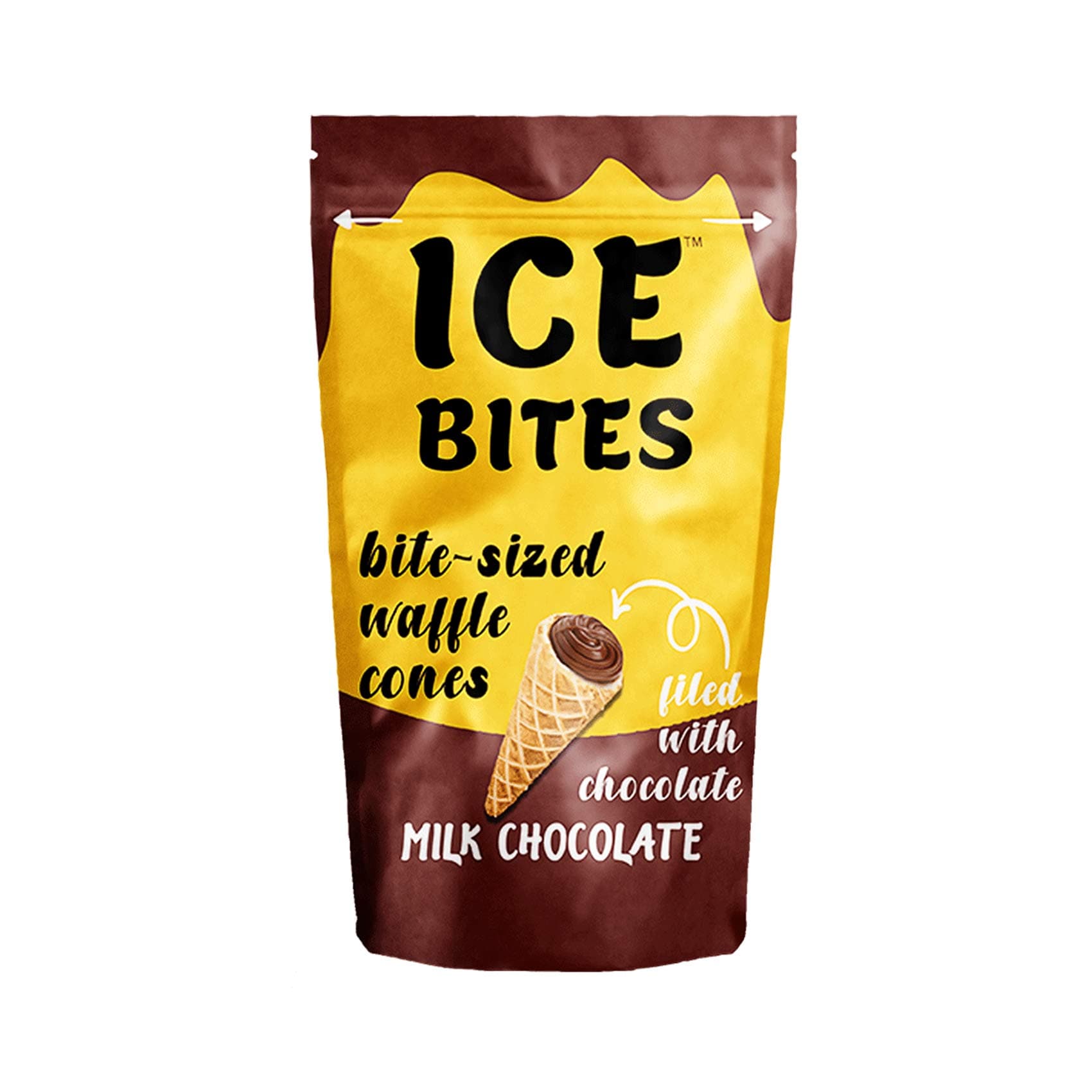 Buy Ice Bites Waffle Cones With Chocolate - 35 gram Online | Carrefour ...