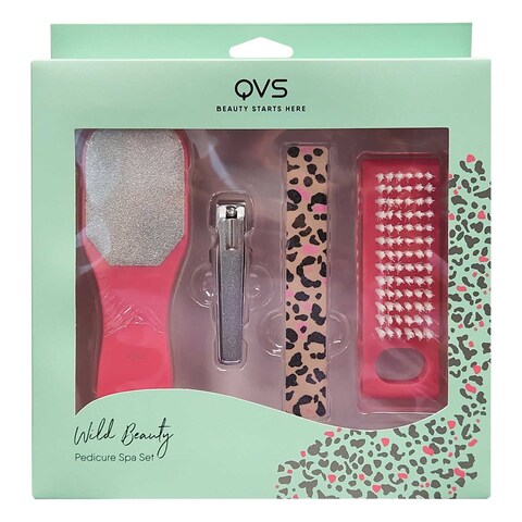 QVS Wild Beauty Pedicure SPA Set Multicolour 4 PCS price in UAE ...