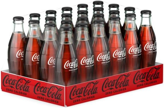 Buy Coca Cola Zero Glass Bottle 250ml x24 Online | Carrefour KSA