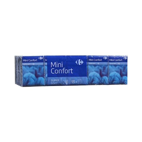 Carrefour Mini Comfort Pocket Tissue 15 Sheets Pack of 9 price in UAE ...