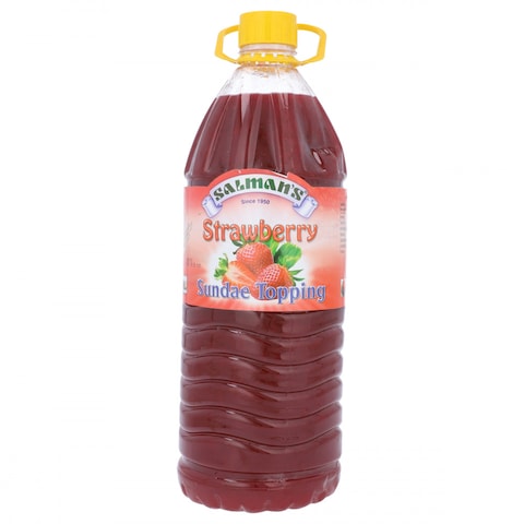Buy Salman's Strawberry Sundae Topping 3.6Kg Online | Carrefour Pakistan