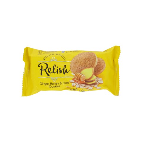 Buy Relish Ginger, Honey & Oats Cookies 42 gr Online | Carrefour Pakistan