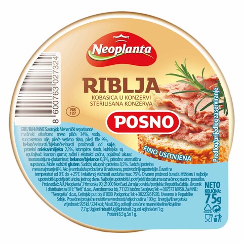 Buy Neoplanta Fish Pate Spread 75g Online | Carrefour Kenya