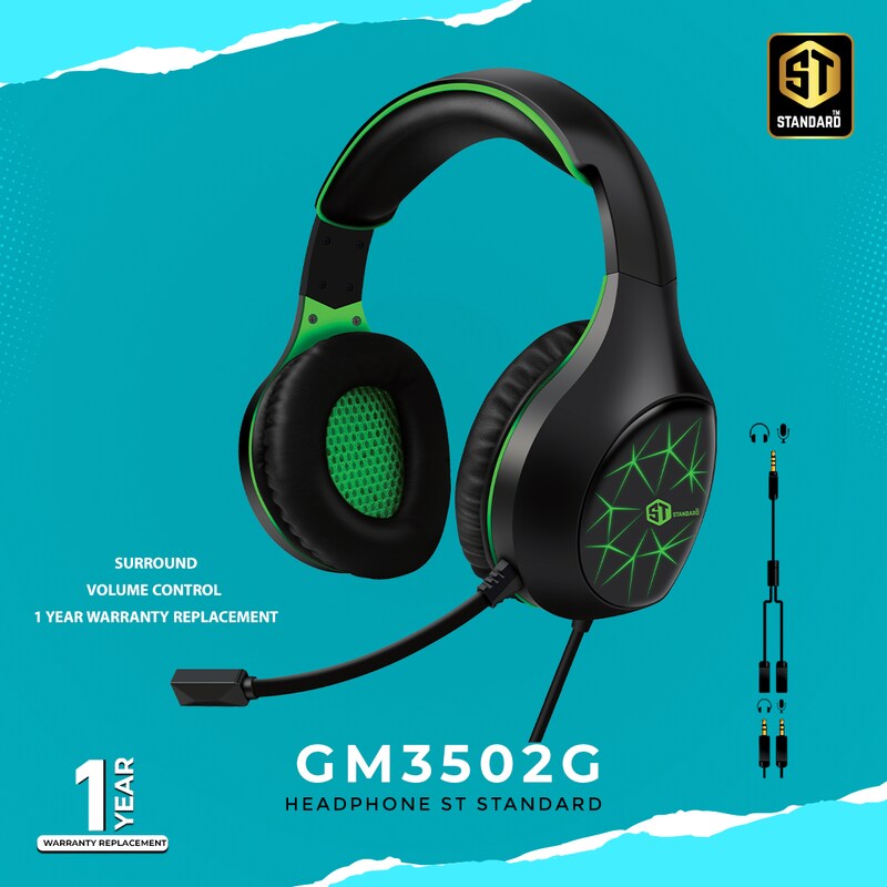 Buy Generic Standard GM 3502G Gaming Headset - 2.1 Surround Sound ...