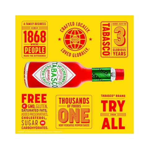 Tabasco Original Sauce Red Chili 60 Ml Online | Carrefour Jordan