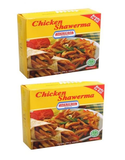 AMERICANA CHICKEN SHAWARMA 700GX2 price in Kuwait | Carrefour Kuwait ...