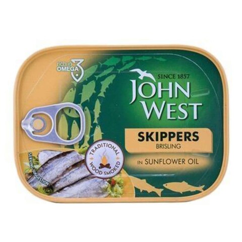 Buy John West Skippers Sunflower Oil 106 Gr - Canned Fish Online ...