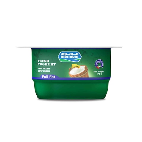 Marmum Full Cream Fresh Yoghurt 170g price in UAE | Carrefour UAE ...