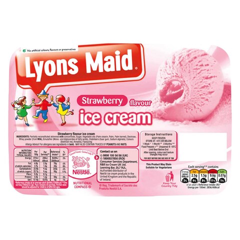 Buy Lyons Maid Strawberry Ice Cream 2L Online | Carrefour Kenya
