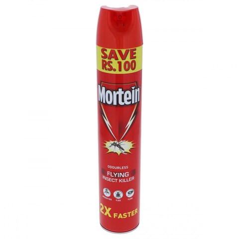 Buy Mortein Odourless Flying Insect Killer Faster Spray 750 ml Online ...