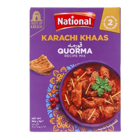 Buy National Karachi Khaas Quorma Recipe Mix Masala 86±5 gr Online ...
