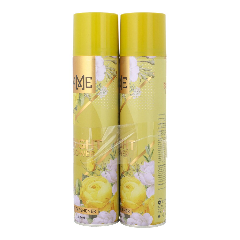 Buy 4Me Bright Flower Air Freshener 300 ml (Pack of 2) Online ...