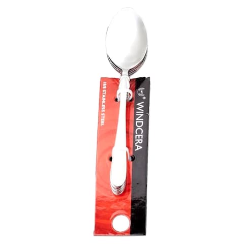 Buy Windcera Dinner Spoon Set Silver 3 PCS Online | Carrefour UAE