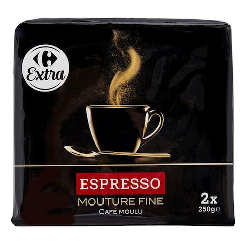 Buy Carrefour Espresso Grain Coffee 250g Pack of 2 Online | Carrefour UAE