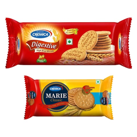 Buy Cremica High Bran Digestive Biscuits 200g + Classic Tea Time Marie ...