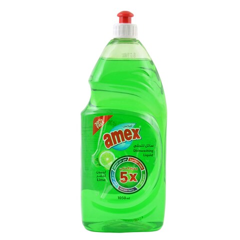 Amex Dishwashing Green Lemon1050 Ml Online | Carrefour Jordan