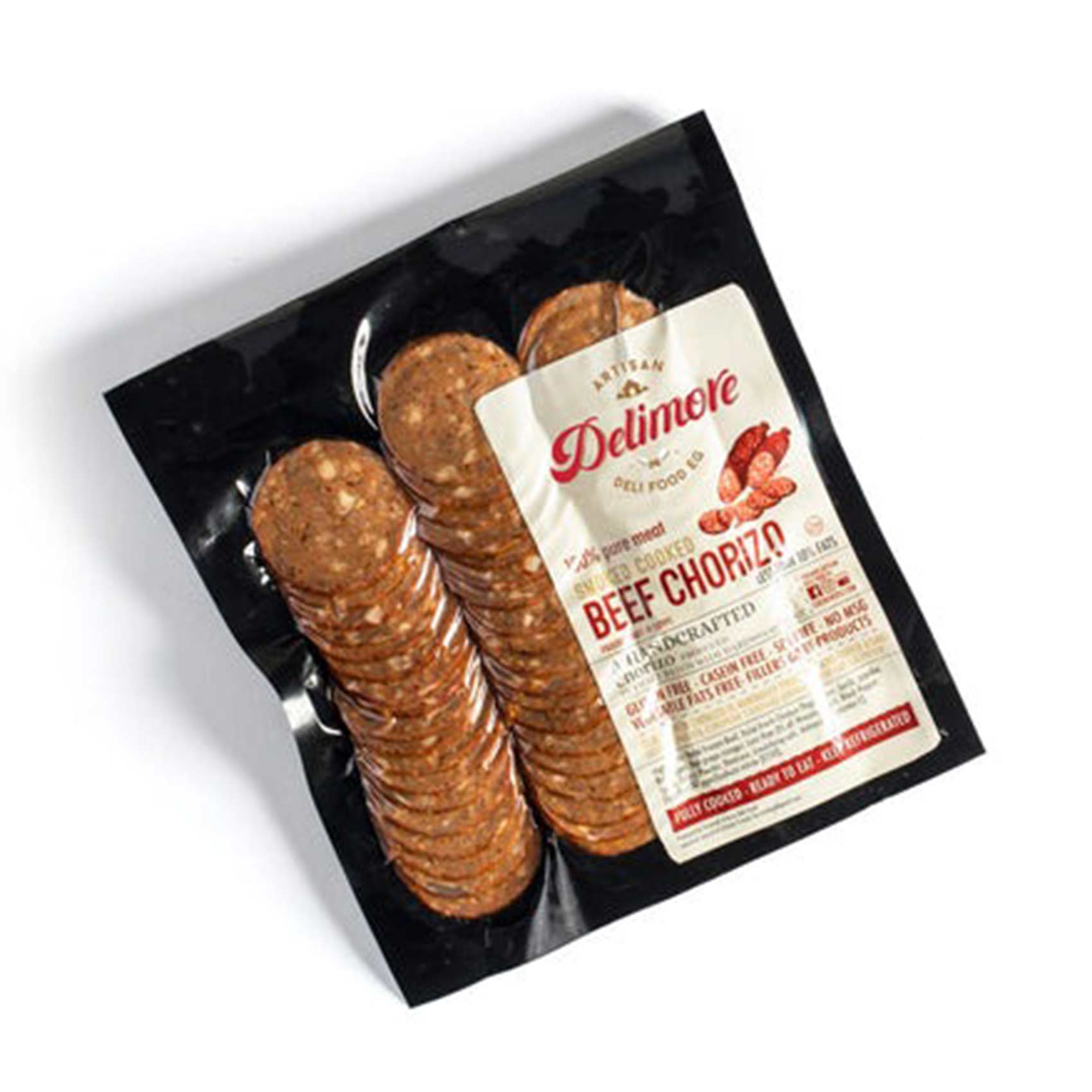 Buy Delimore Smoked Beef Chorizo - 150 gram Online | Carrefour Egypt