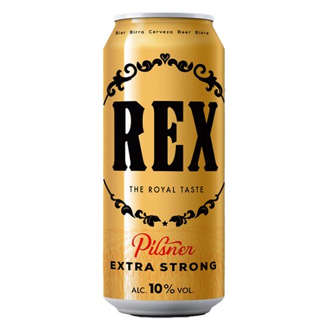Buy Rex Extra Strong Can 50CL 10Percent Alcohol Online | Carrefour Lebanon