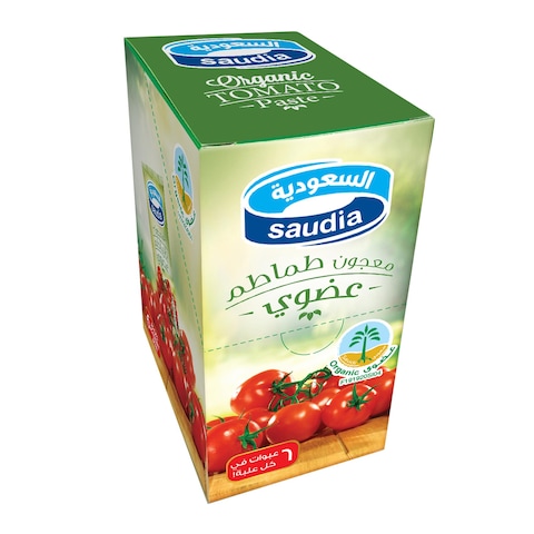 Saudia Organic Tomato Paste 60g x6 price in Saudi Arabia | Carrefour ...
