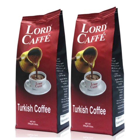 Lord Caffe Turkish Coffee 250g Pack of 2 price in UAE | Carrefour UAE ...