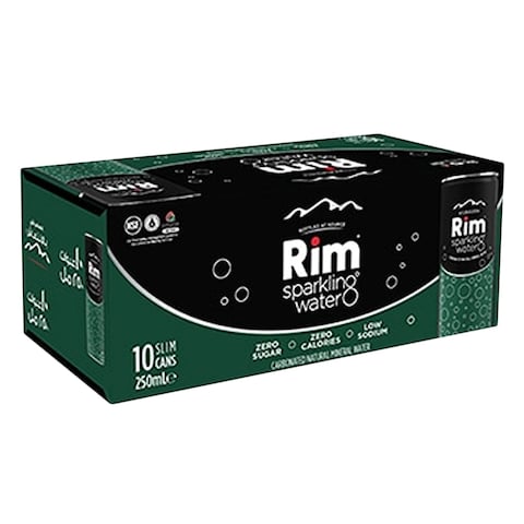 Buy Rim Sparkling Water 250ML X Pack Of 10 Online | Carrefour Lebanon