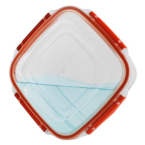 Buy Dunya 30824 Lock And Fresh Food Storage Container 1700ml Red/Clear ...