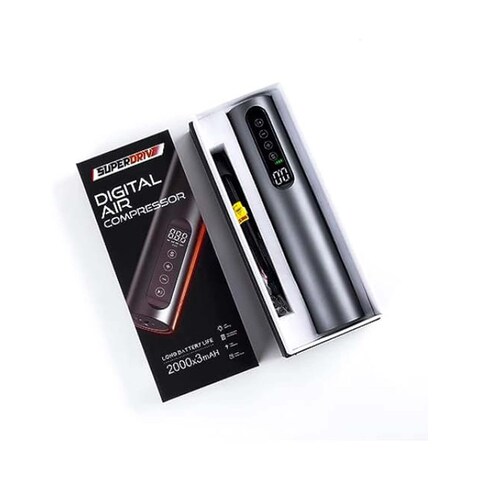 Buy Superdrive Portable Air Compressor - 12 Volts - Grey Online ...