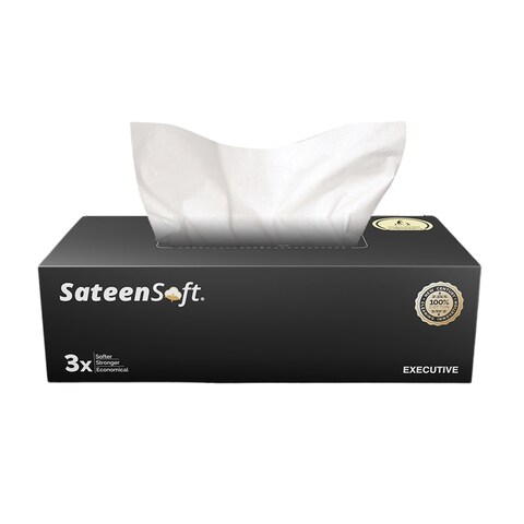 Buy SateenSoft - Executive (Black) - 90 Cotton Tissues Online ...