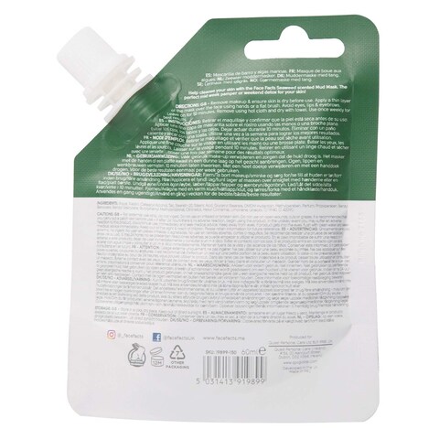 Buy Face Facts Deep Cleansing Seaweed Mud Mask 60ml Online | Carrefour ...