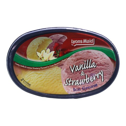 Buy Lyons Maid Vanilla Strawberry Ice Cream 2L. Online | Carrefour Kenya
