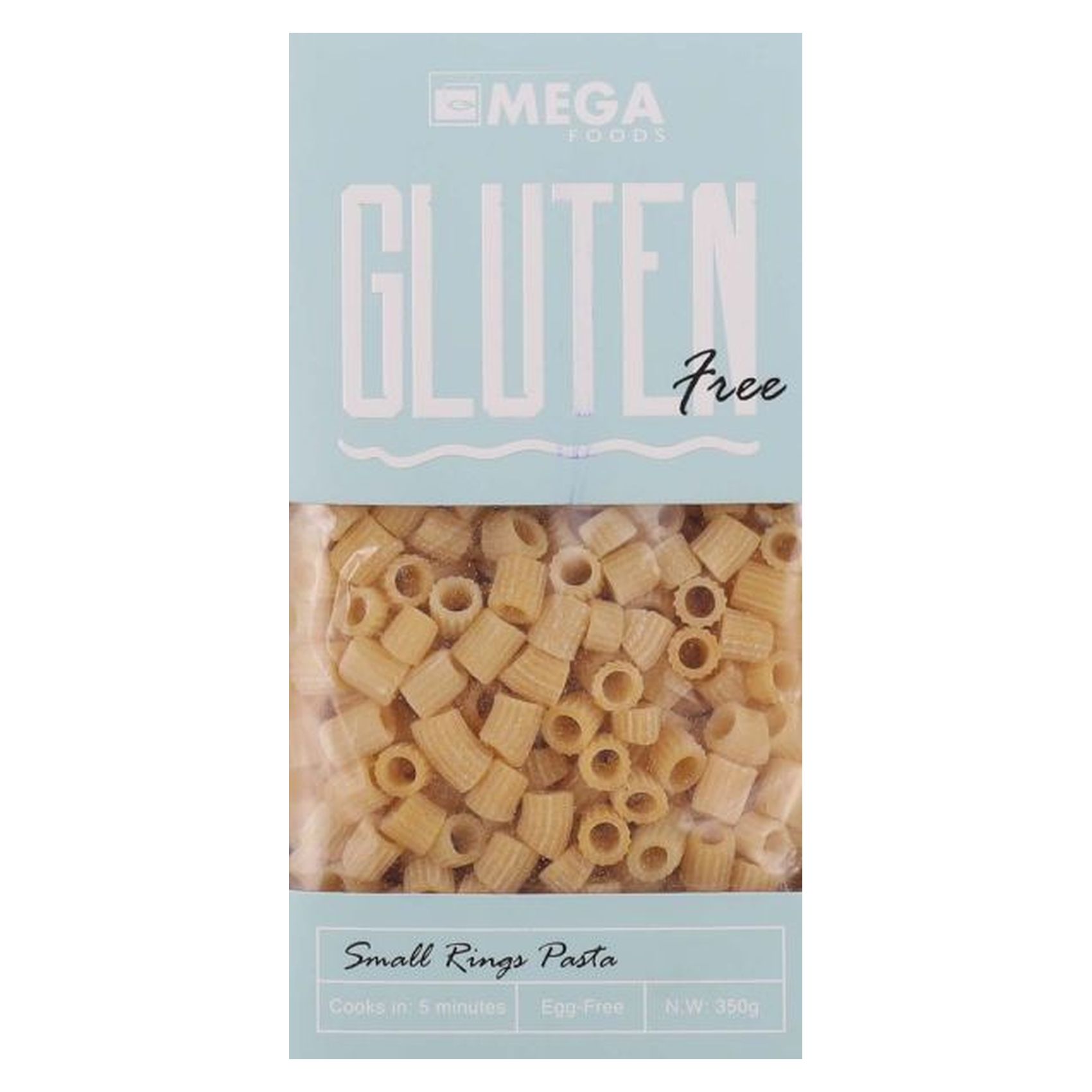 Buy Mega Pasta Small Rings Gluten Free - 350 gram Online | Carrefour Egypt